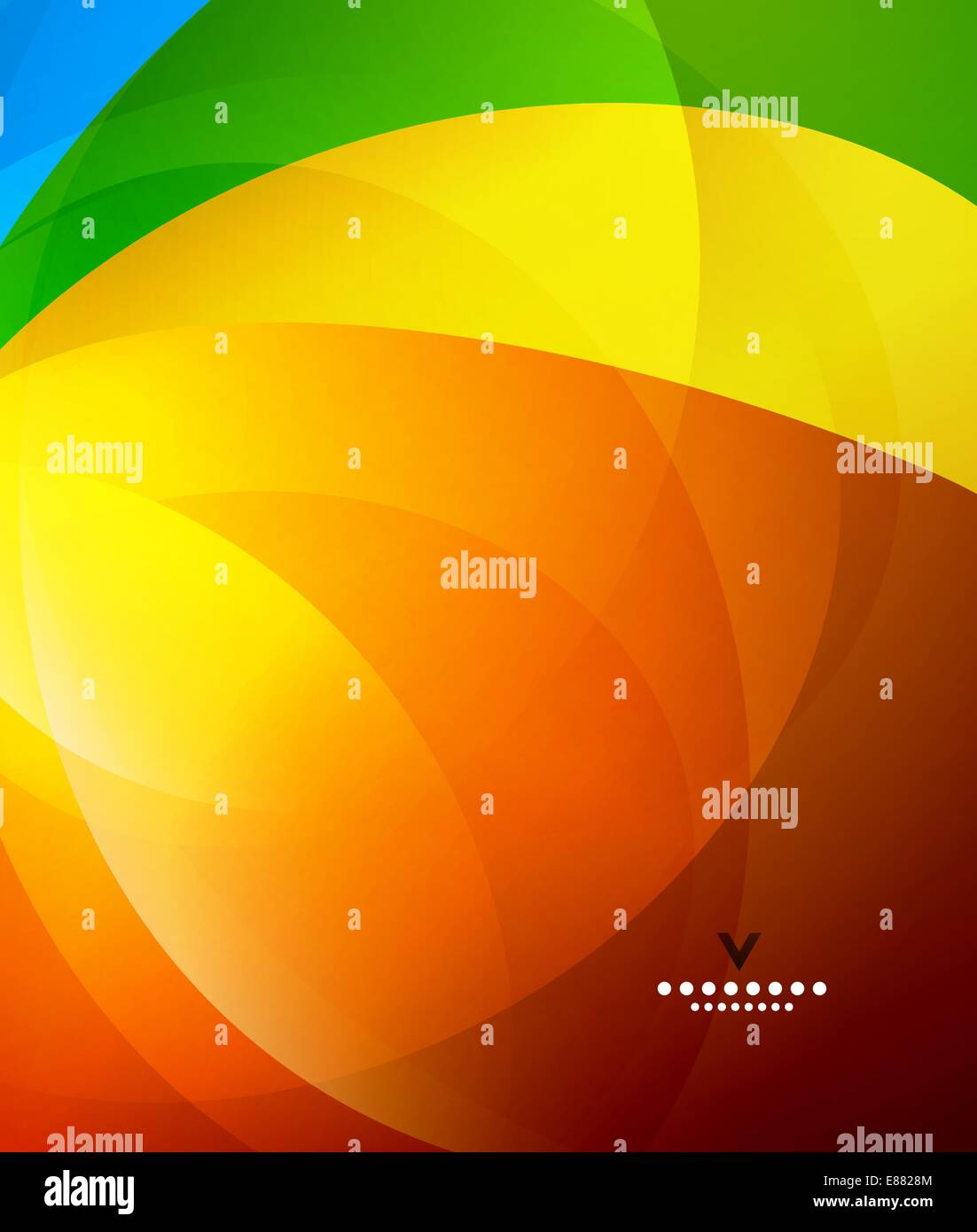 Colorful shiny abstract design template. Vector Stock Vector Image ...