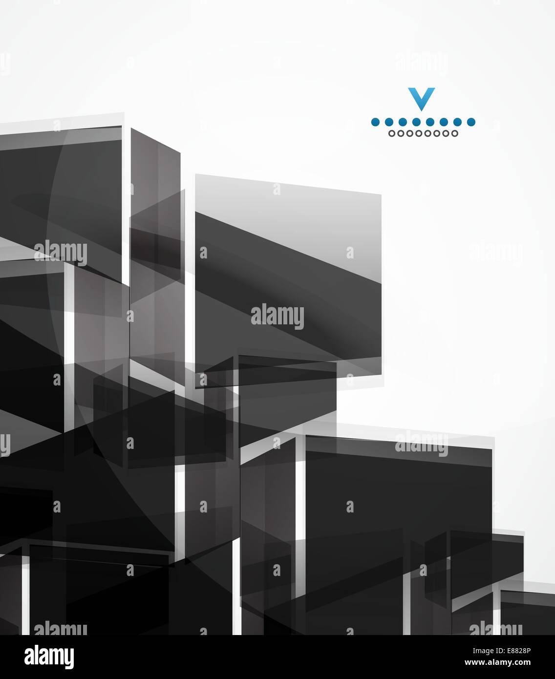 Black glass square background. Vector Stock Vector Image & Art - Alamy