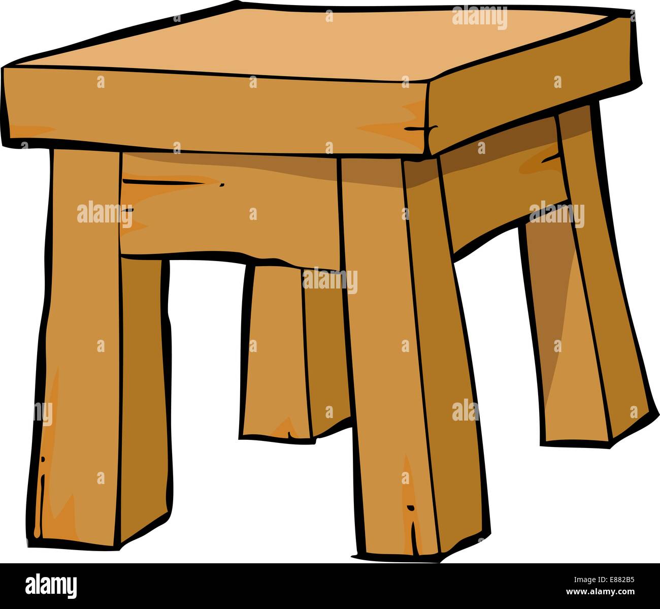 Chair on a white background vector illustration Stock Vector Image ...