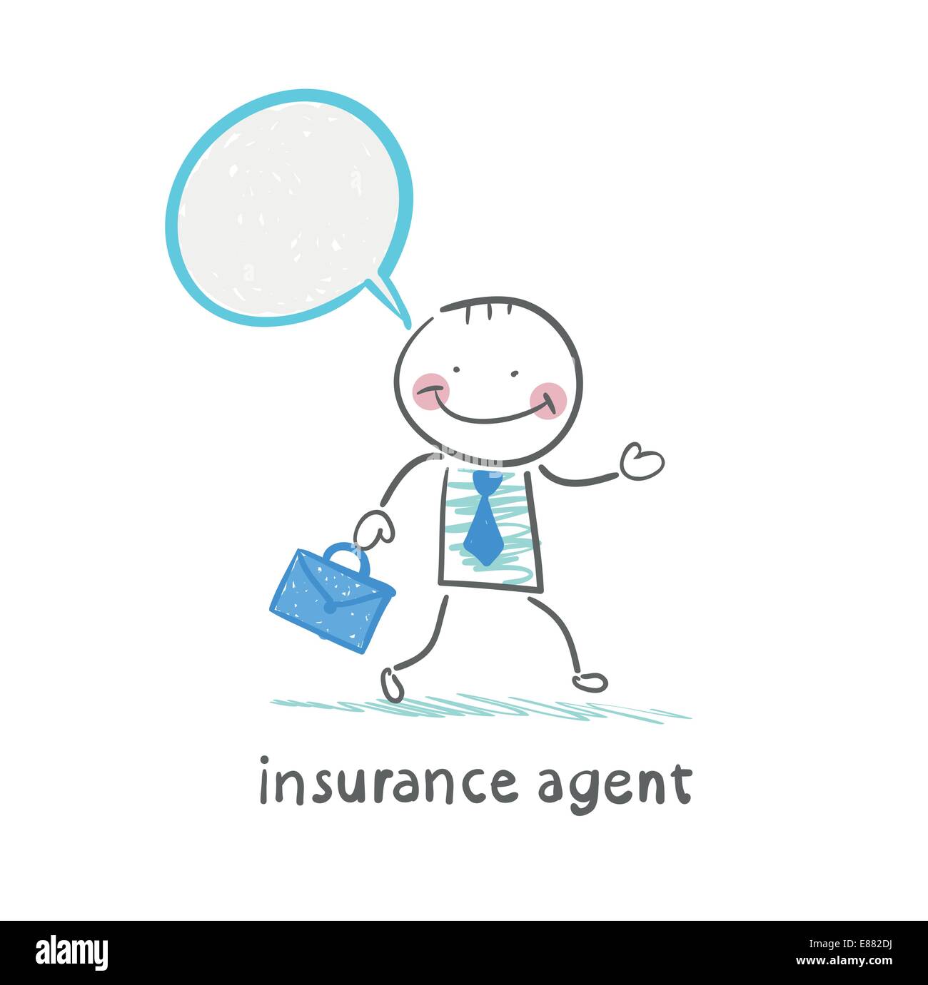 Buy house thinking Stock Vector Images - Alamy