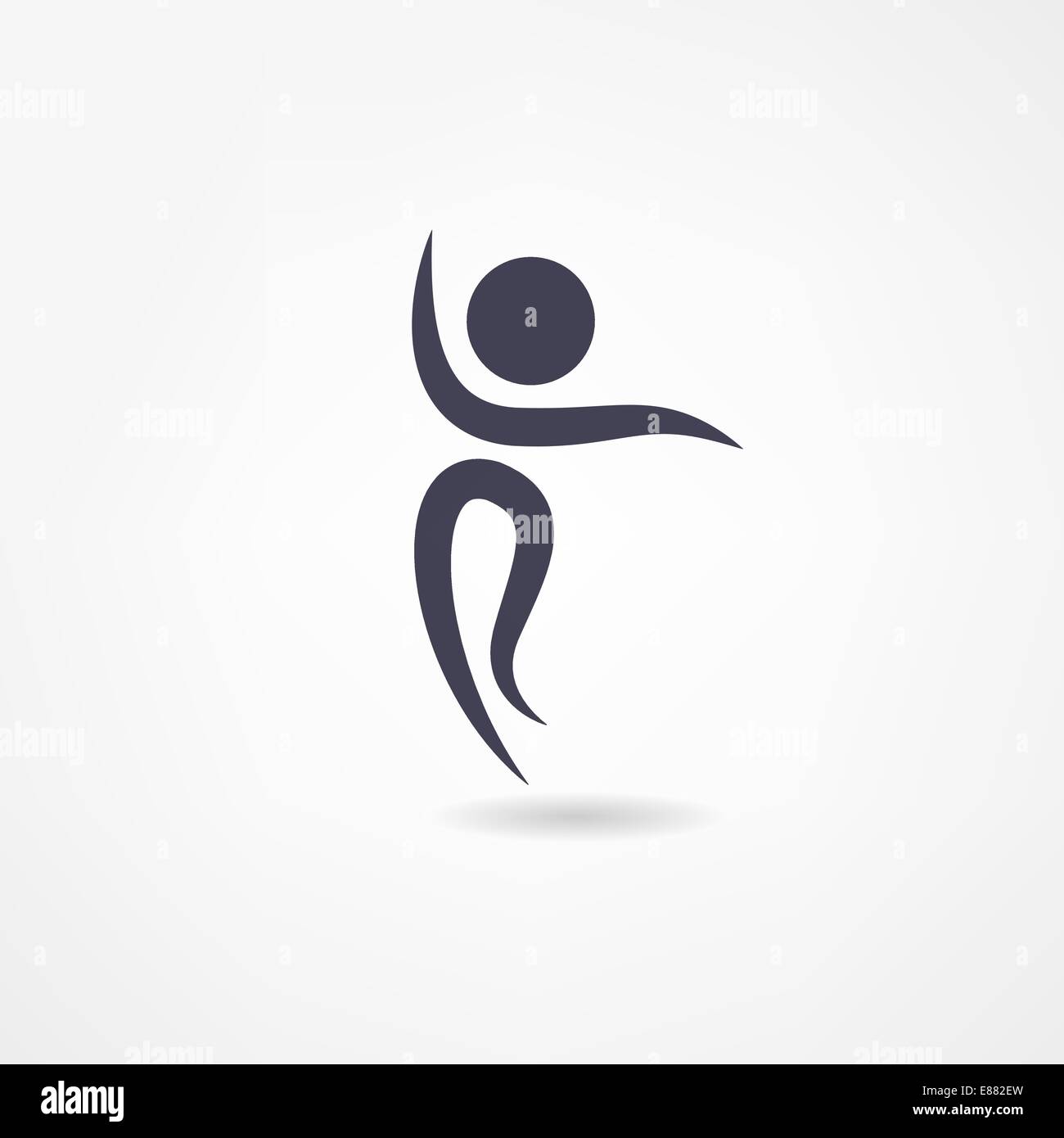 Female ballroom dancer dancing Stock Vector Images - Alamy