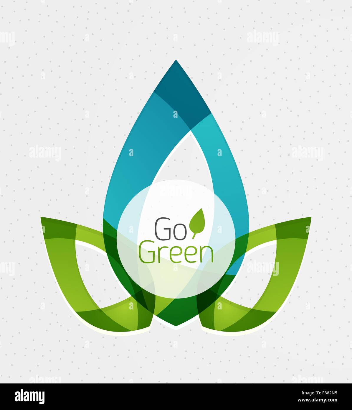 Green leaf icon concept. Vector illustration Stock Vector Image & Art ...