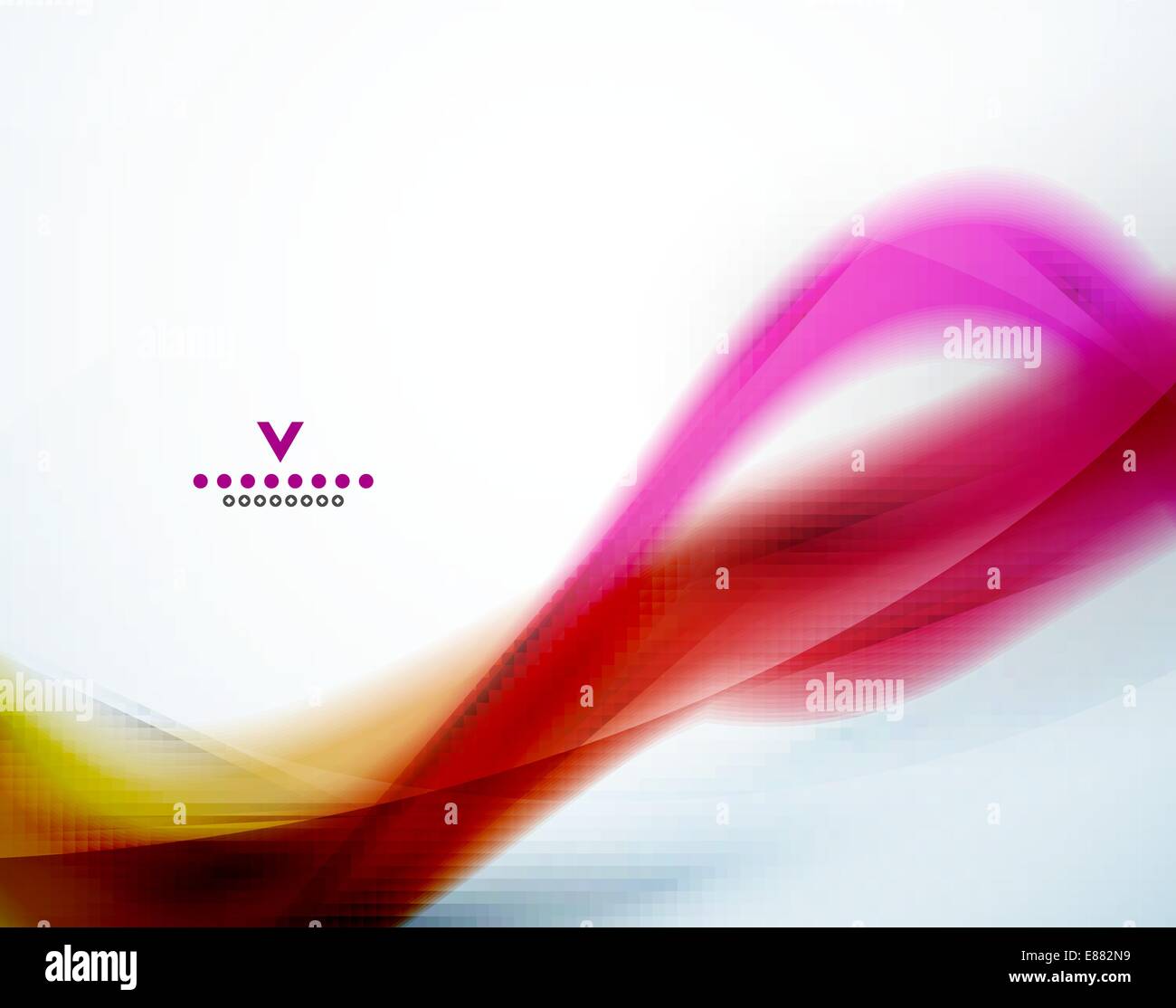 Colorful abstract wave design template. EPS10 vector Stock Vector Image ...