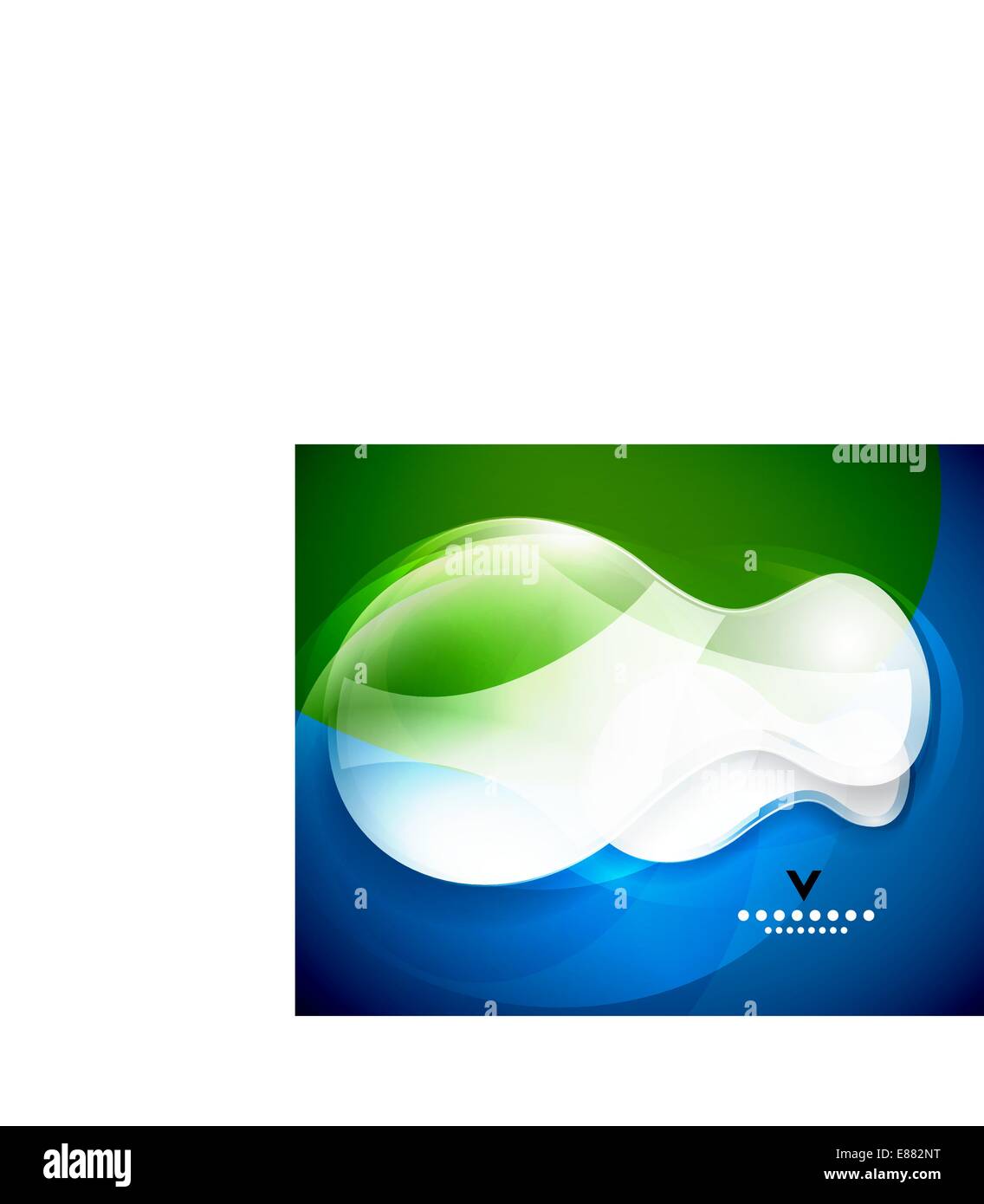 Digital wave design template. Vector illustration Stock Vector Image ...