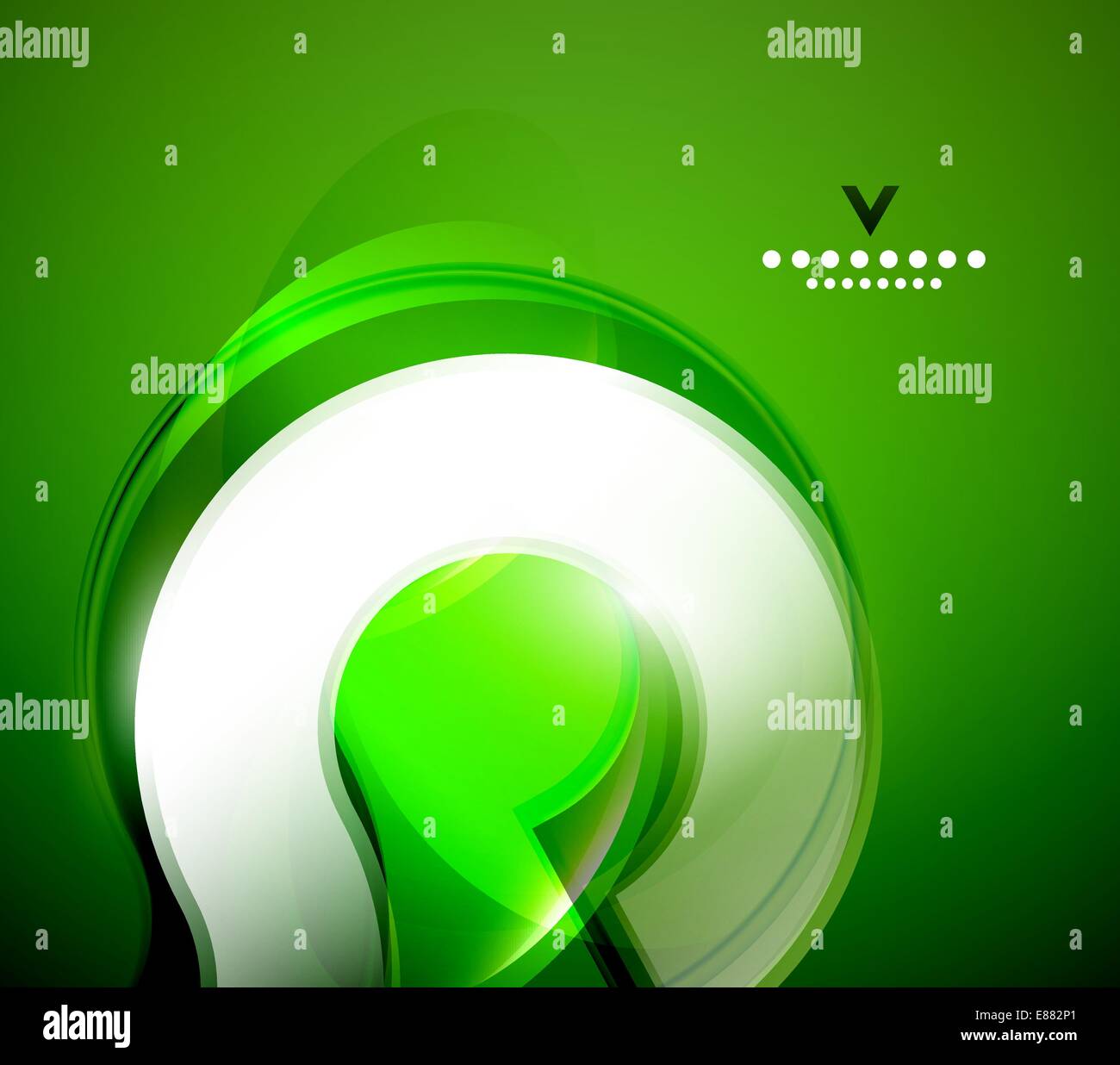 Digital wave design template. Vector illustration Stock Vector Image ...