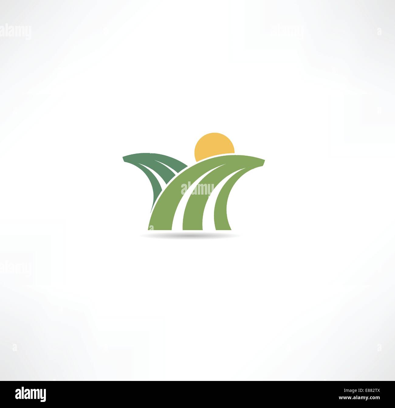 Field icon Stock Vector Images - Alamy