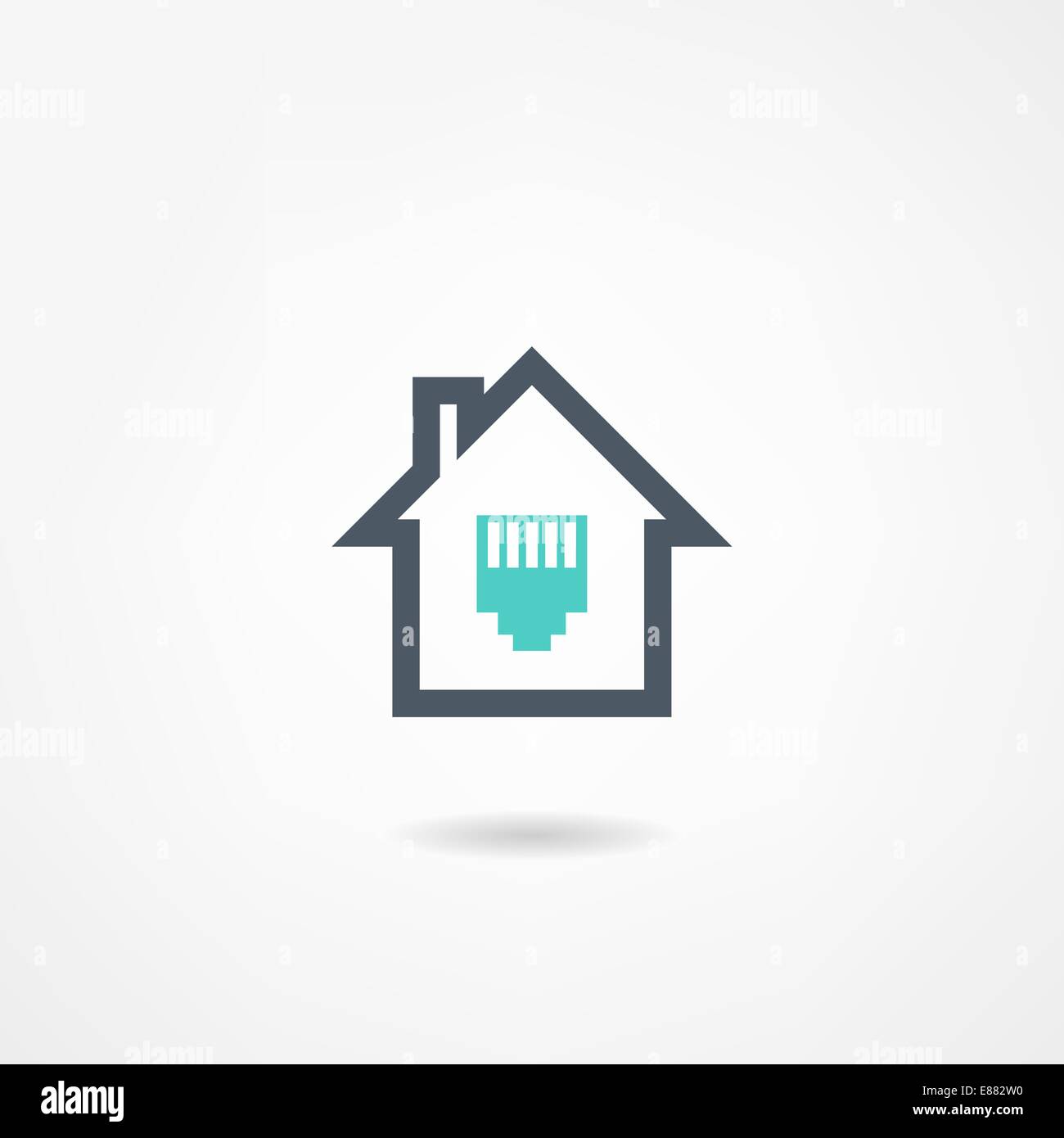 Cable connection panel icon Cut Out Stock Images & Pictures - Alamy