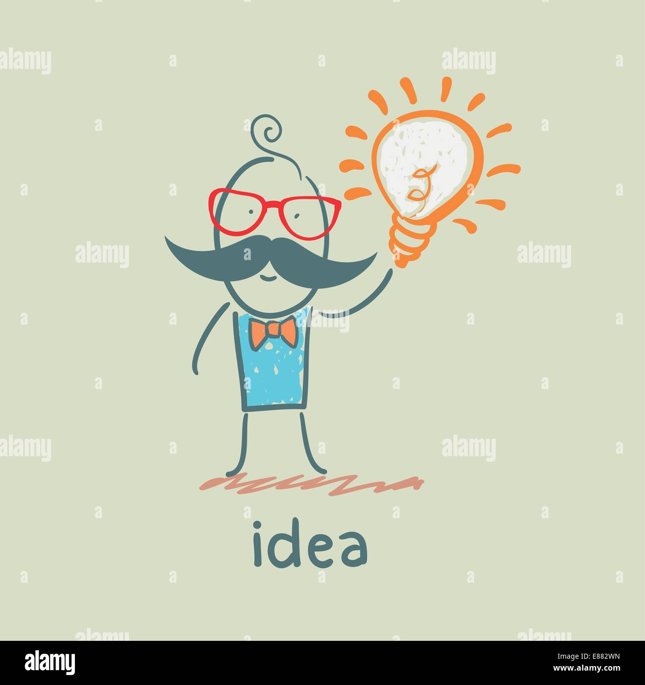 Light painting idea Stock Vector Images - Alamy