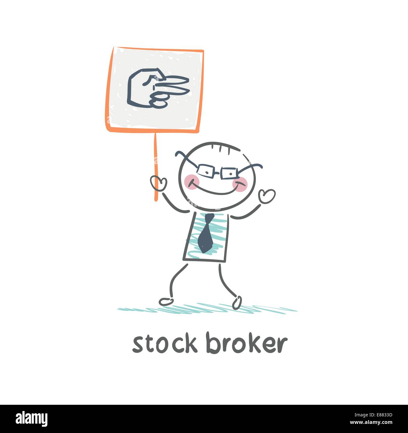 Business people busy stock Stock Vector Images - Alamy