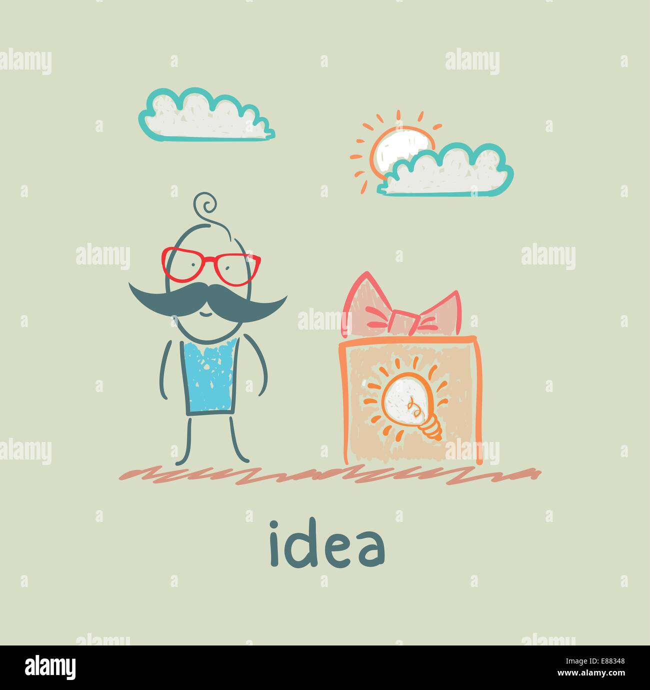 Packing idea Stock Vector Images - Alamy