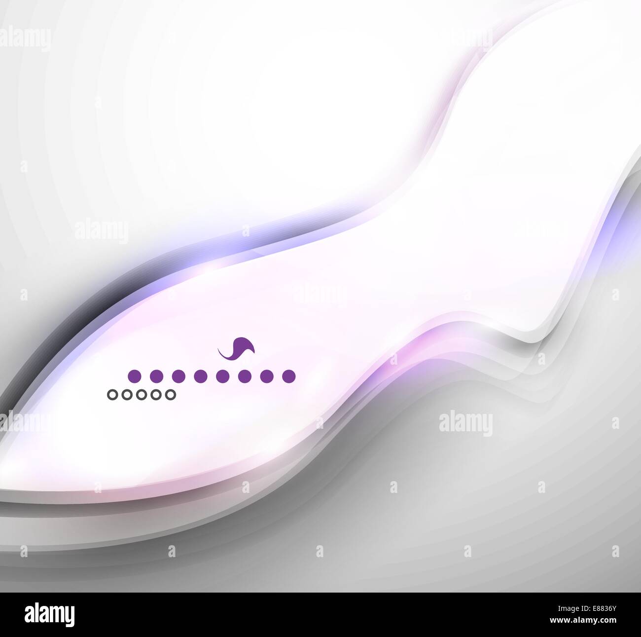Abstract white wave design template. EPS10 vector illustration Stock ...
