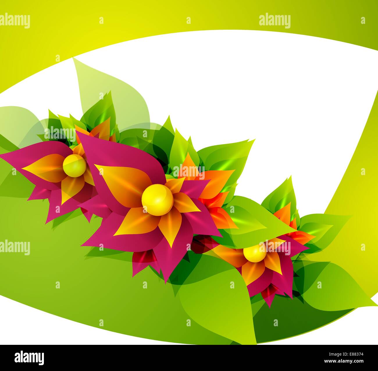 Go spring nature concept spring flower Stock Vector Images - Alamy