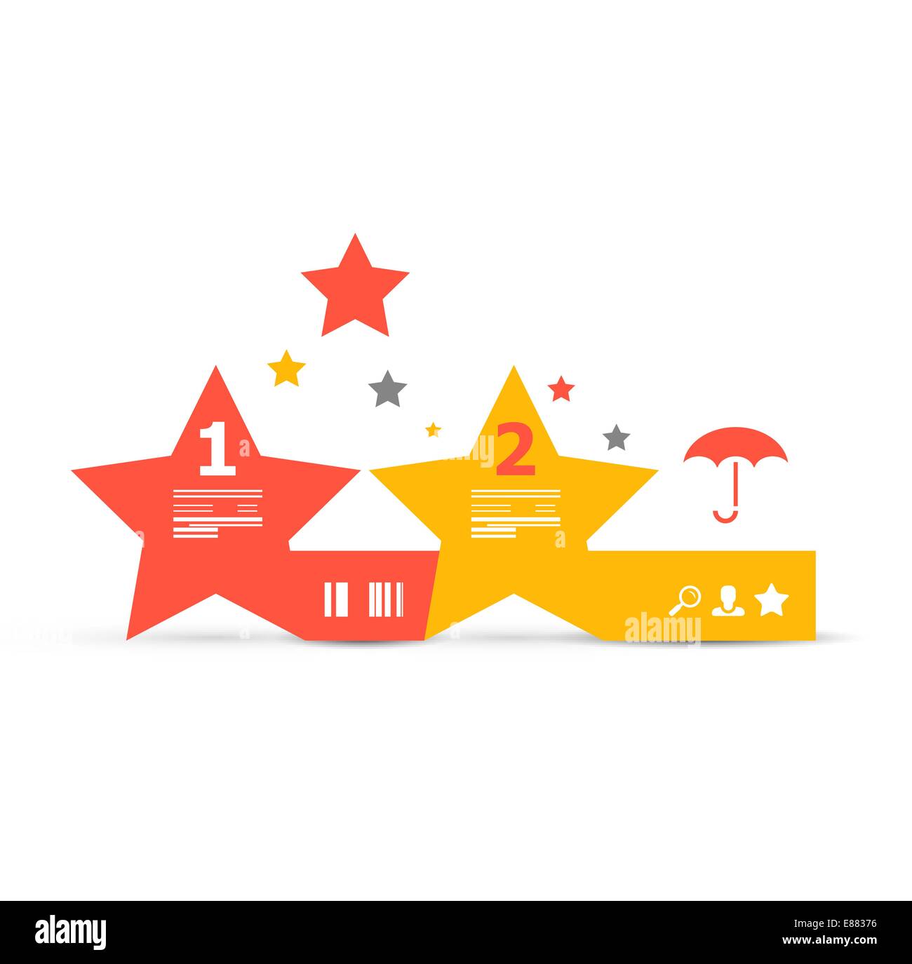 Steps card infographic design Cut Out Stock Images & Pictures - Alamy