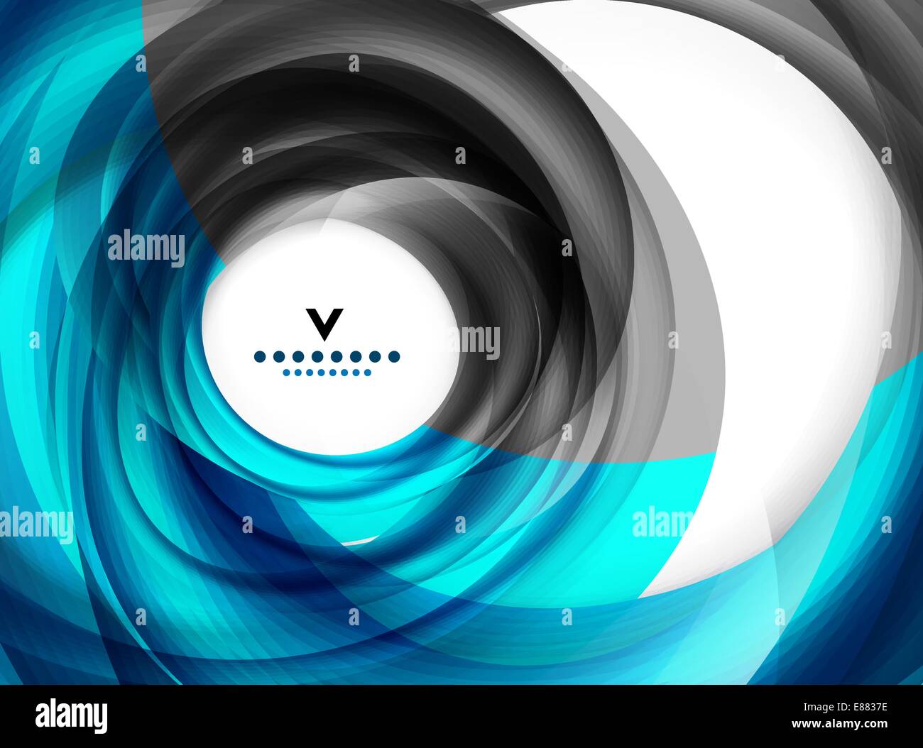 Blue swirl abstract modern design template. Vector illustration Stock ...