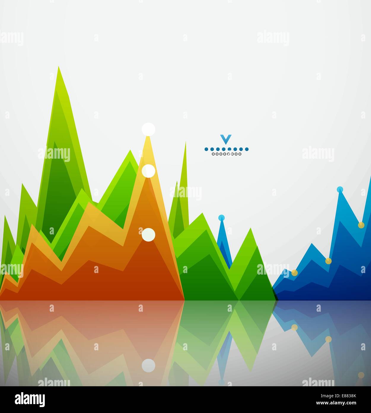 Colorful graphs background. Vector illustration Stock Vector Image ...