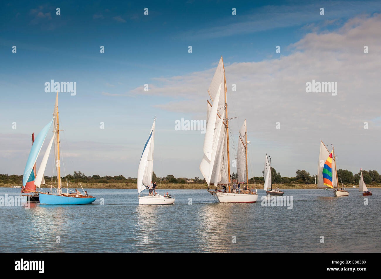 Various sailing craft participate in the spectacular Parade of Sail at ...