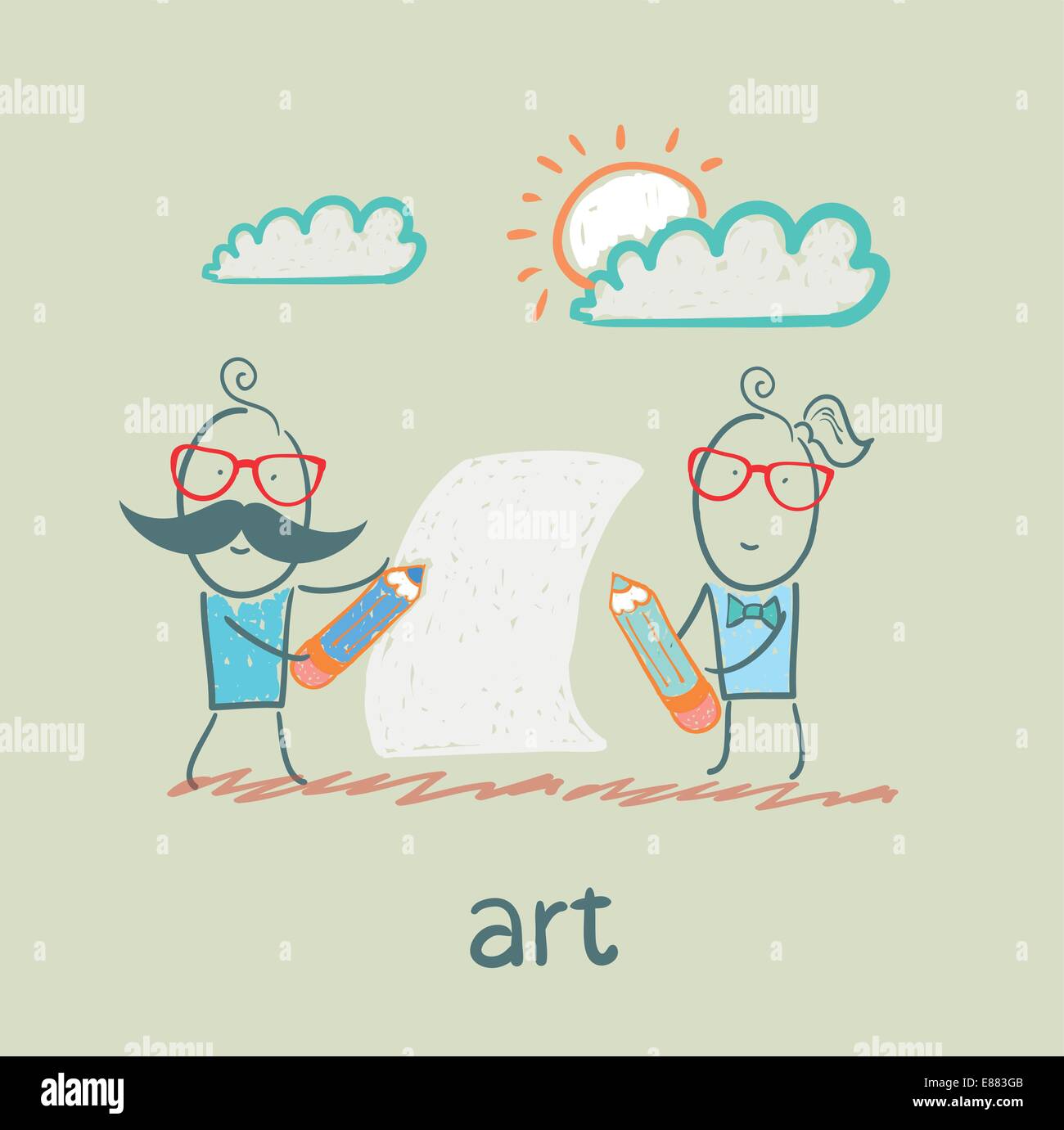 Artist artists fine art Stock Vector Images - Alamy