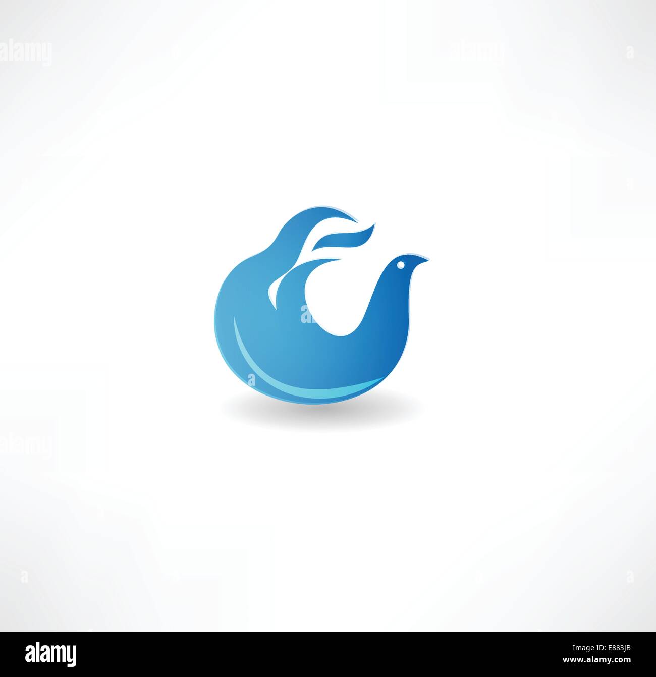 blue bird icon Stock Vector Image & Art - Alamy