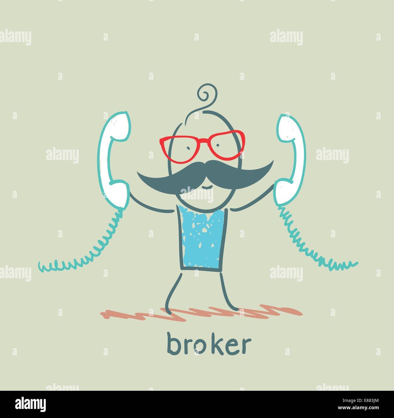 Success broker Stock Vector Images - Alamy