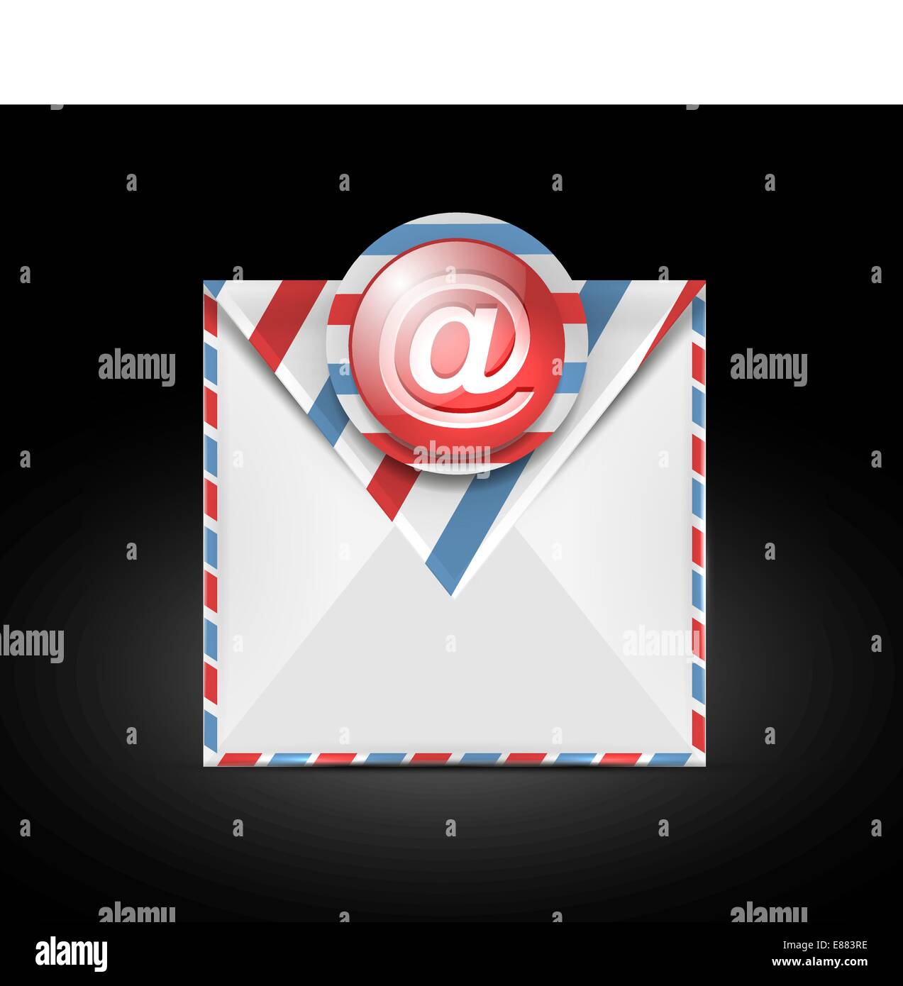 Contact send email button Stock Vector Images - Alamy