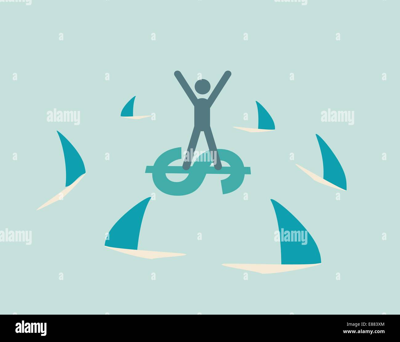 financial risk icon Stock Vector Image & Art - Alamy