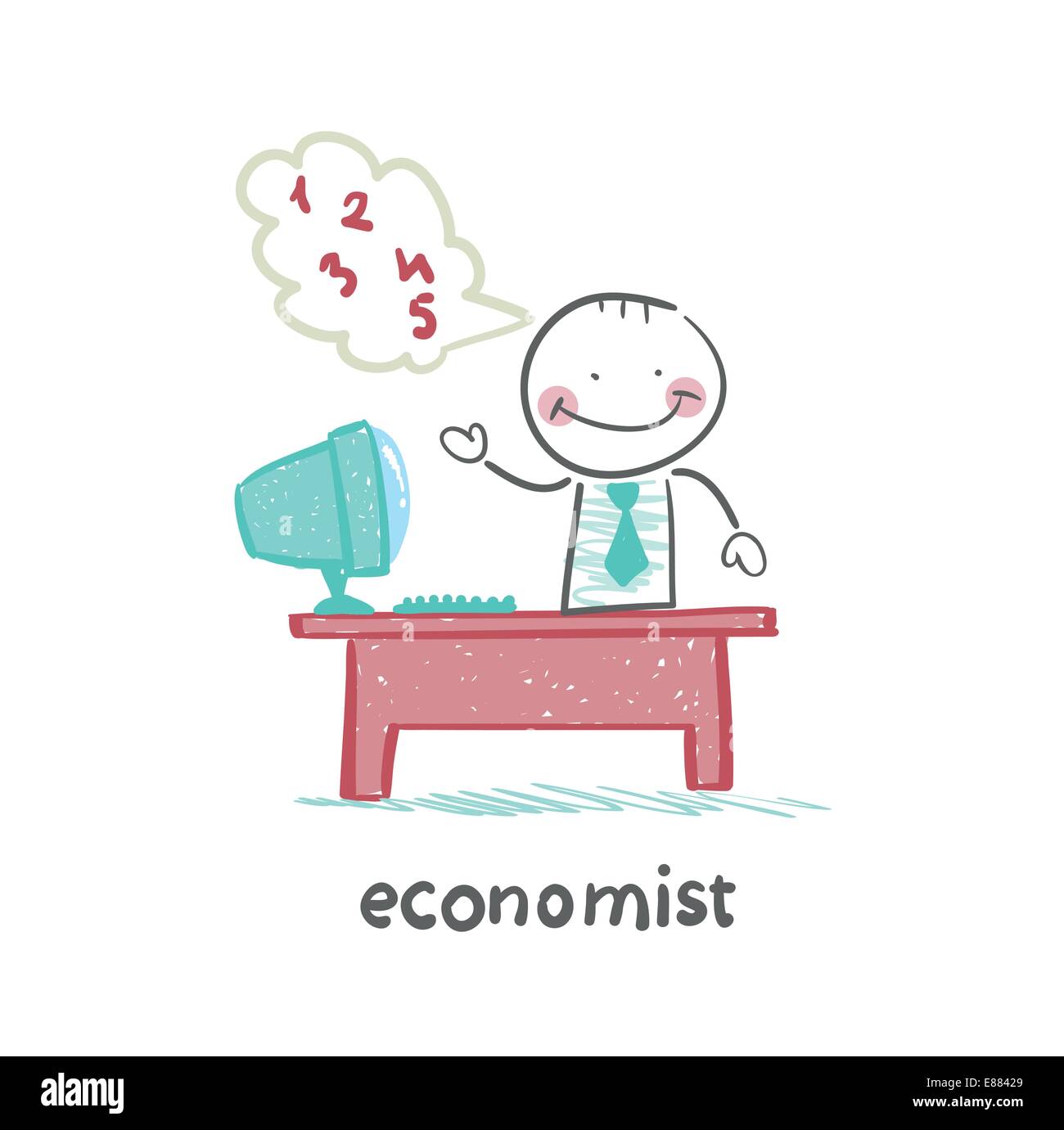 The economist and paper Stock Vector Images - Alamy
