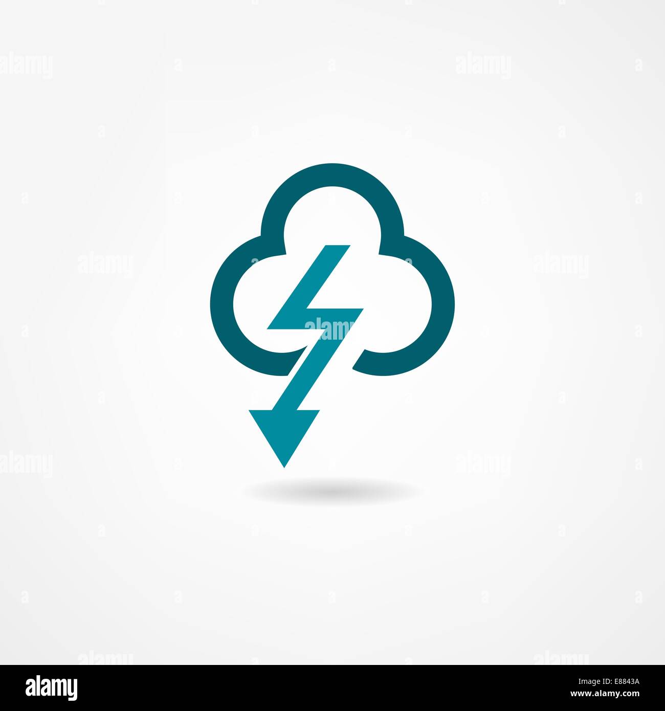 Dark sky storm blue Stock Vector Images - Alamy