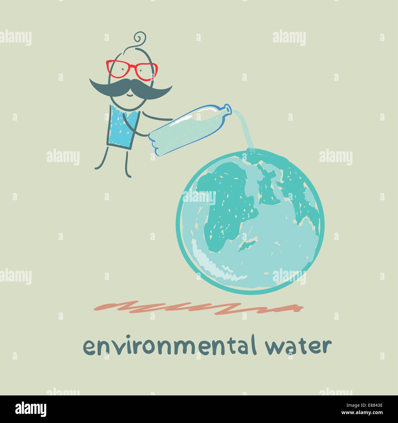 Water conservation study Stock Vector Images - Alamy