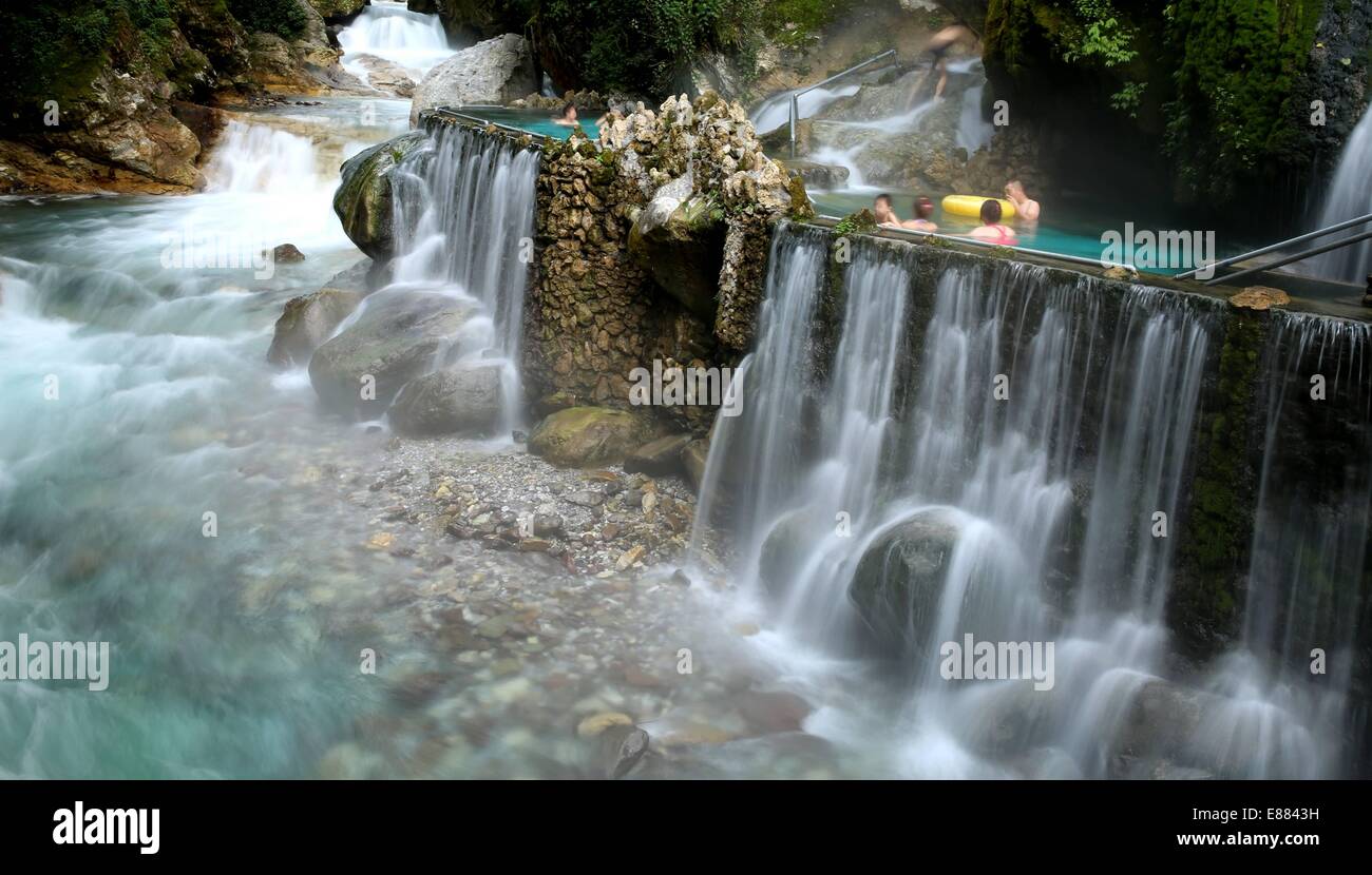 Liangshan, China's Sichuan Province. 1st Oct, 2014. Tourists have a ...