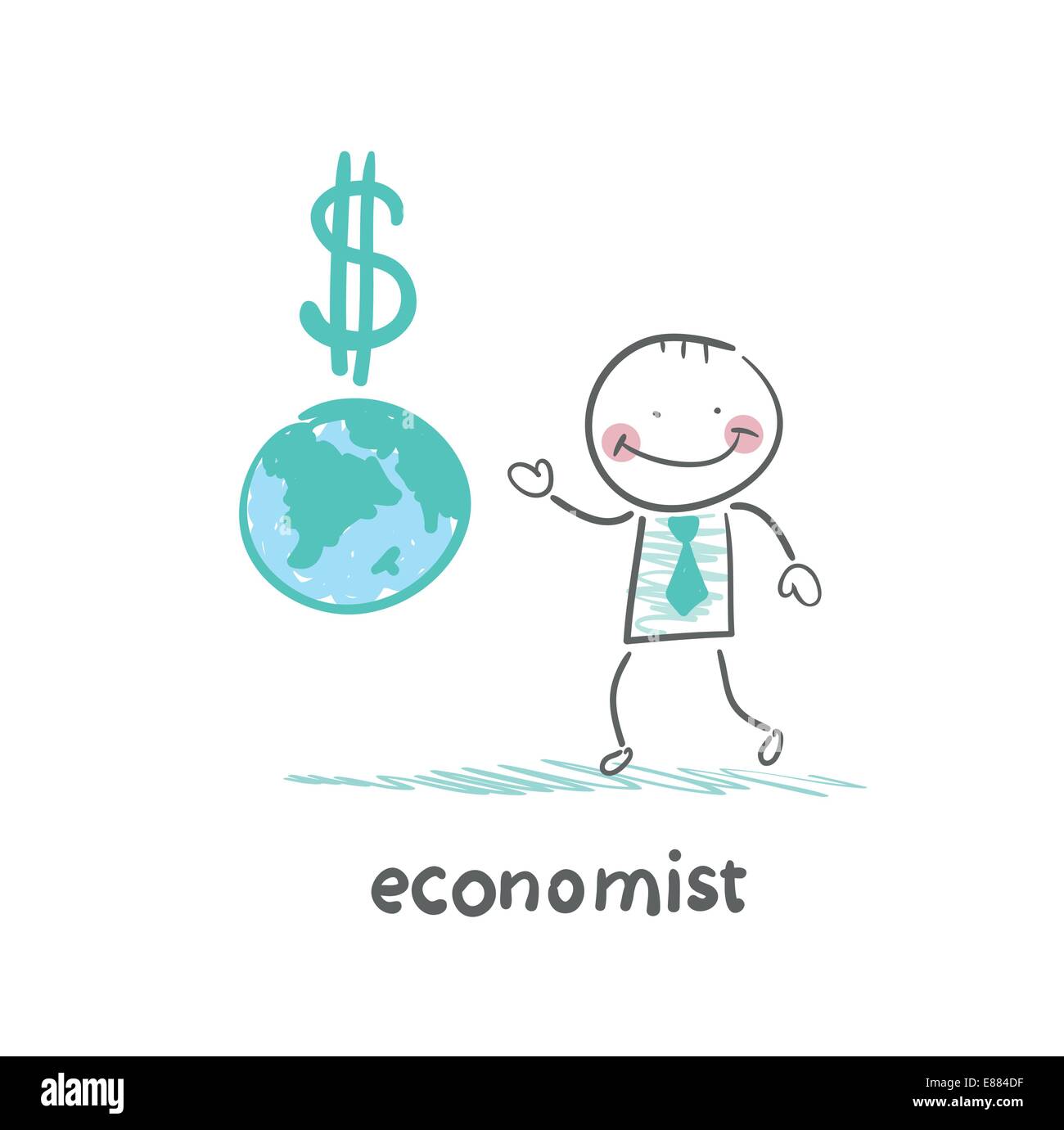 The economist and paper Stock Vector Images - Alamy