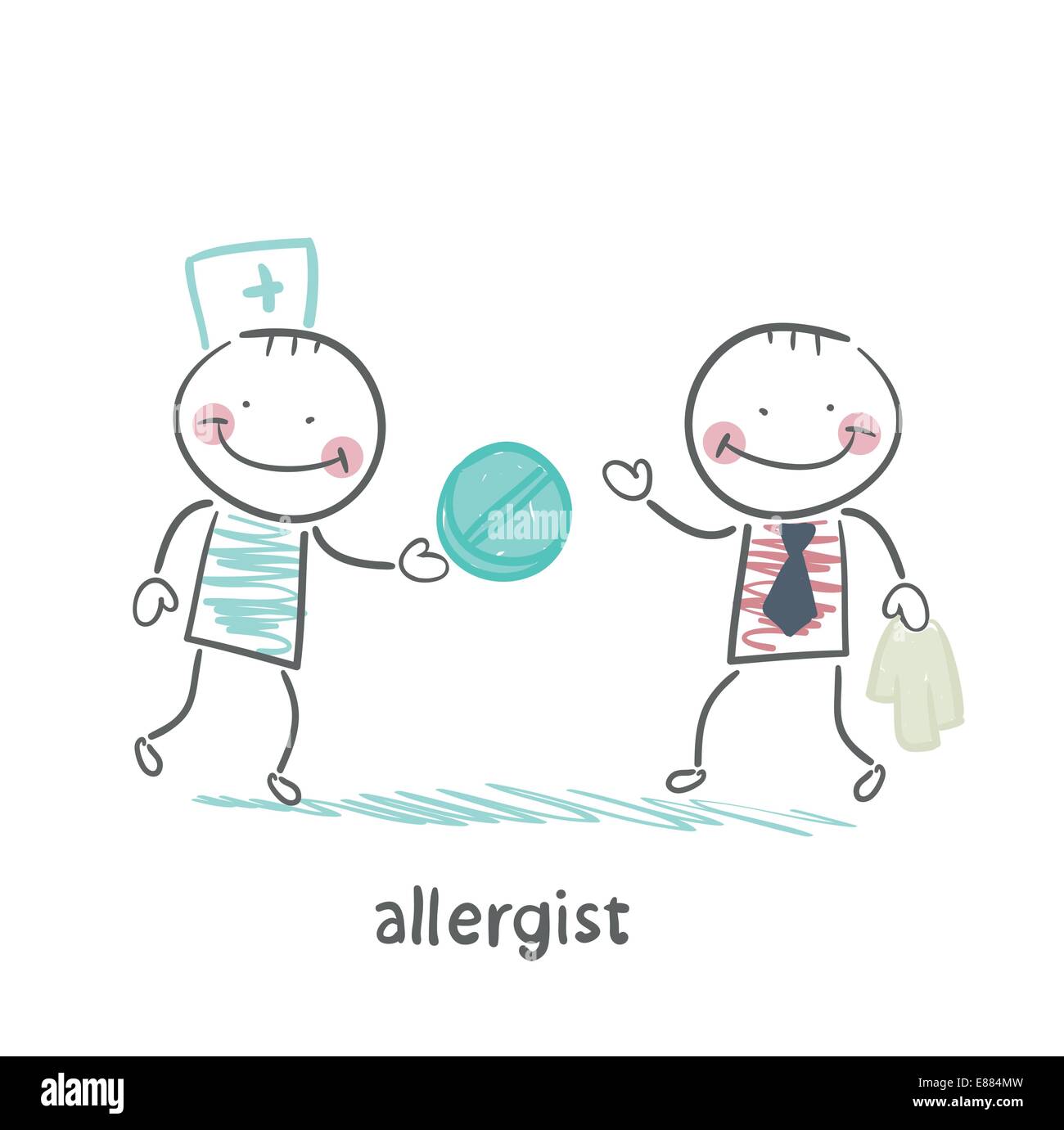 Wrinkles patient Stock Vector Images - Alamy