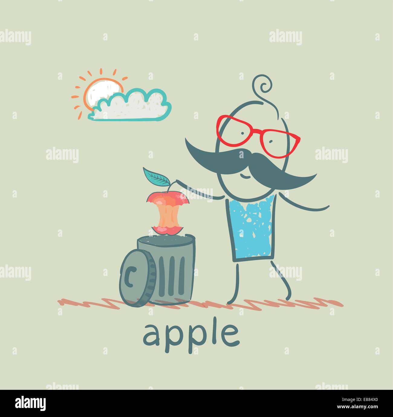 Illustrations and clip art waste hi-res stock photography and images ...