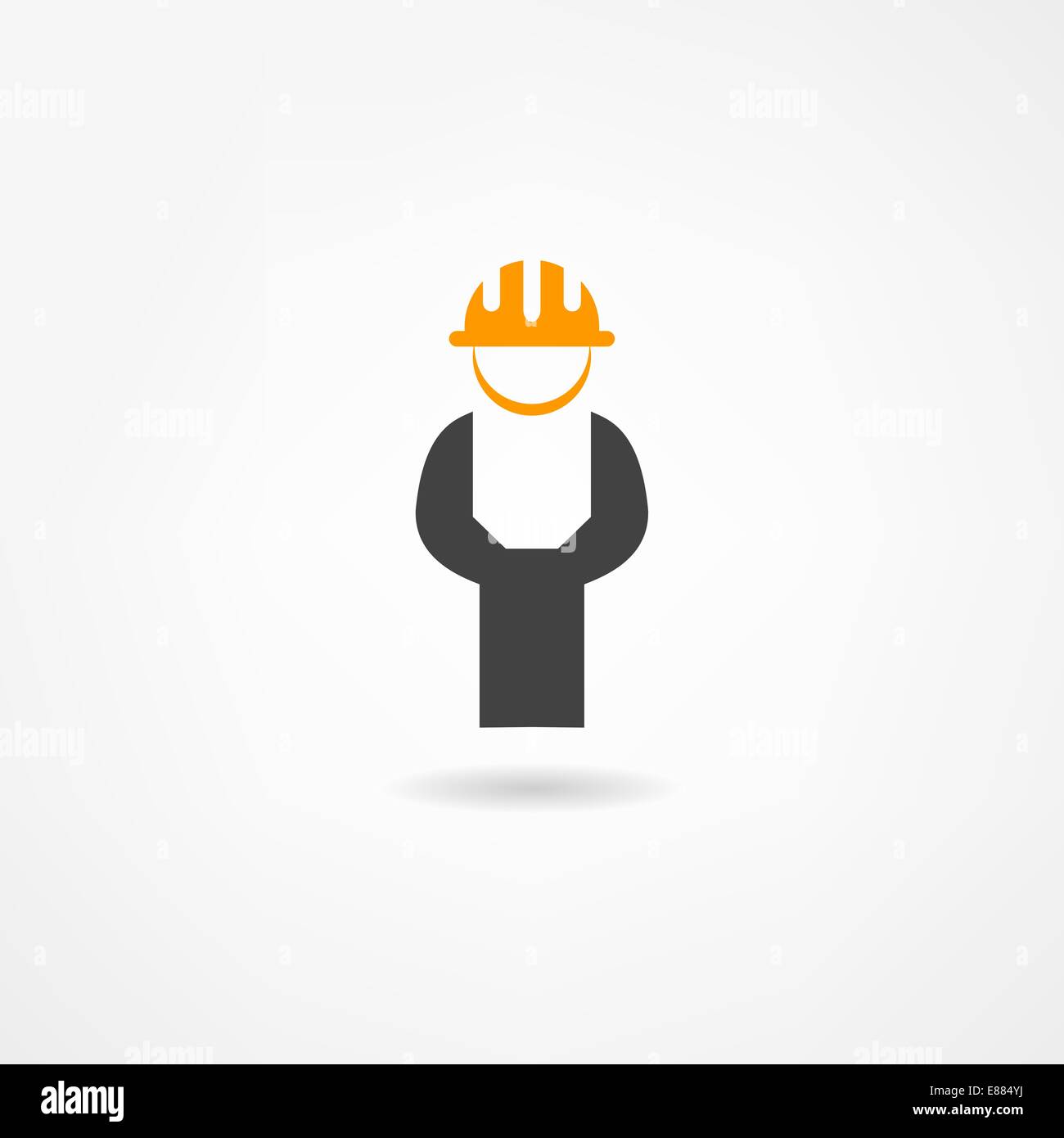 Engineer pictogram helmet Stock Vector Images - Alamy