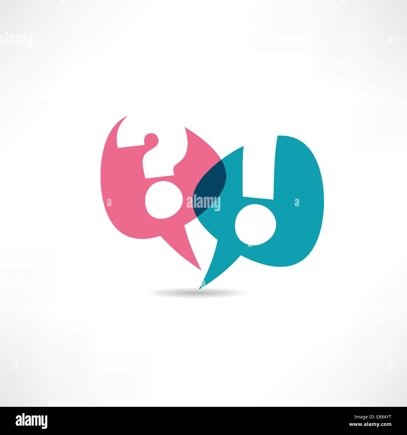 Cartoon question exclamation marks hi-res stock photography and images ...