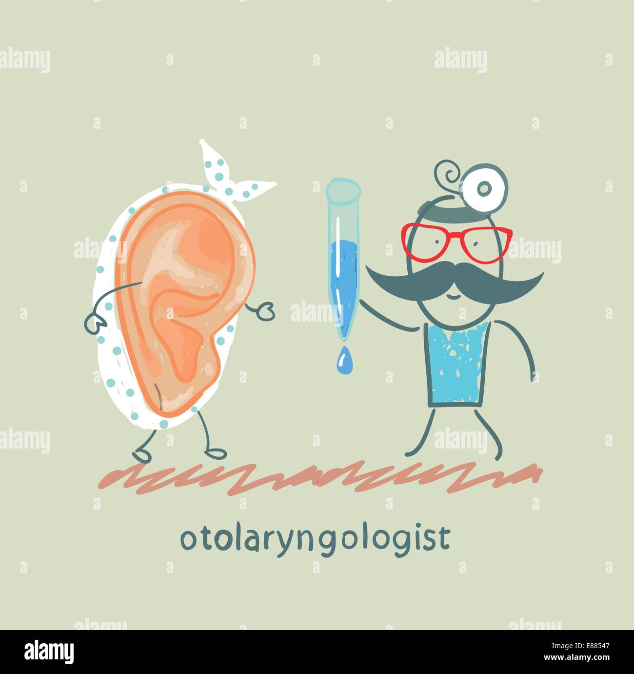 Ear funnel Stock Vector Images - Alamy