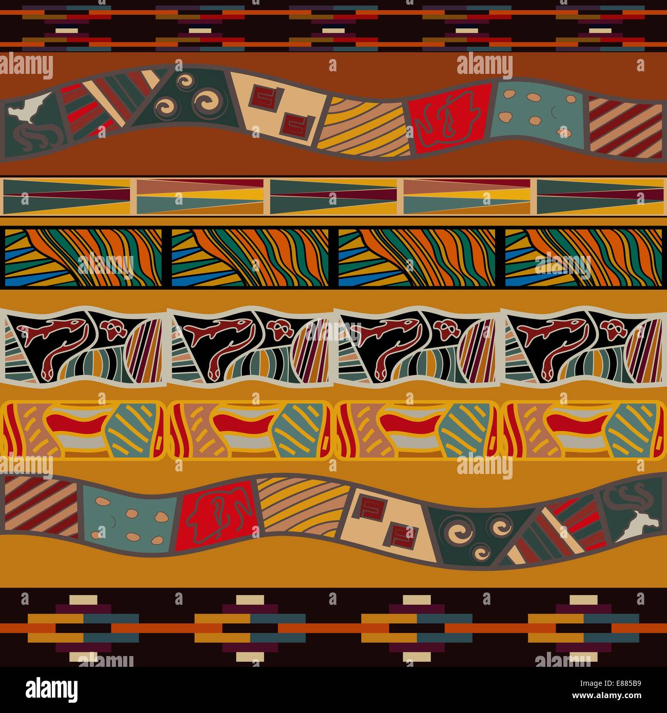 African folk art painting hi-res stock photography and images - Alamy