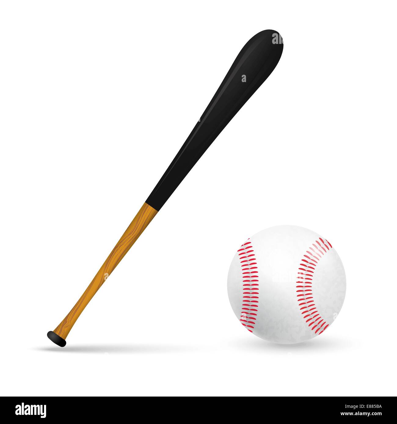 Closeup baseball stitching Stock Vector Images - Alamy