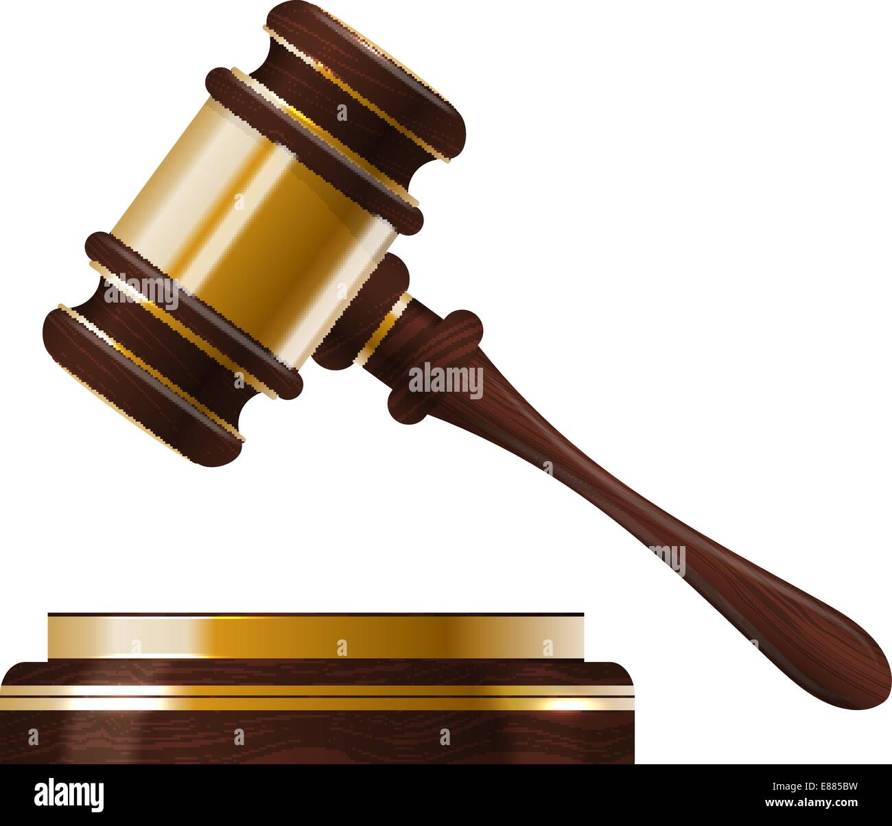 Wooden judges gavel Stock Vector Image & Art - Alamy