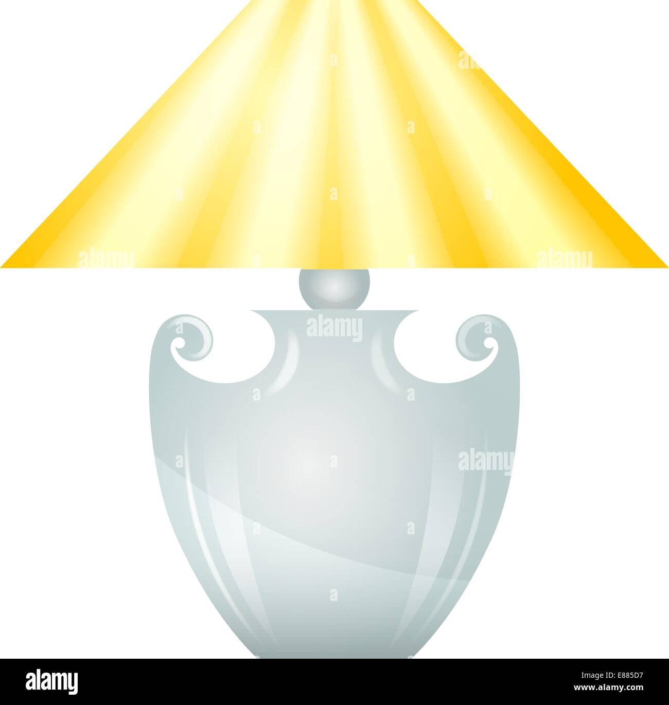 Porcelain lamp Stock Vector Images - Alamy