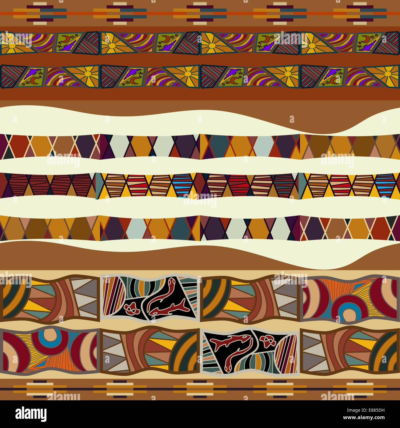 Seamless texture of African Stock Vector Image & Art - Alamy