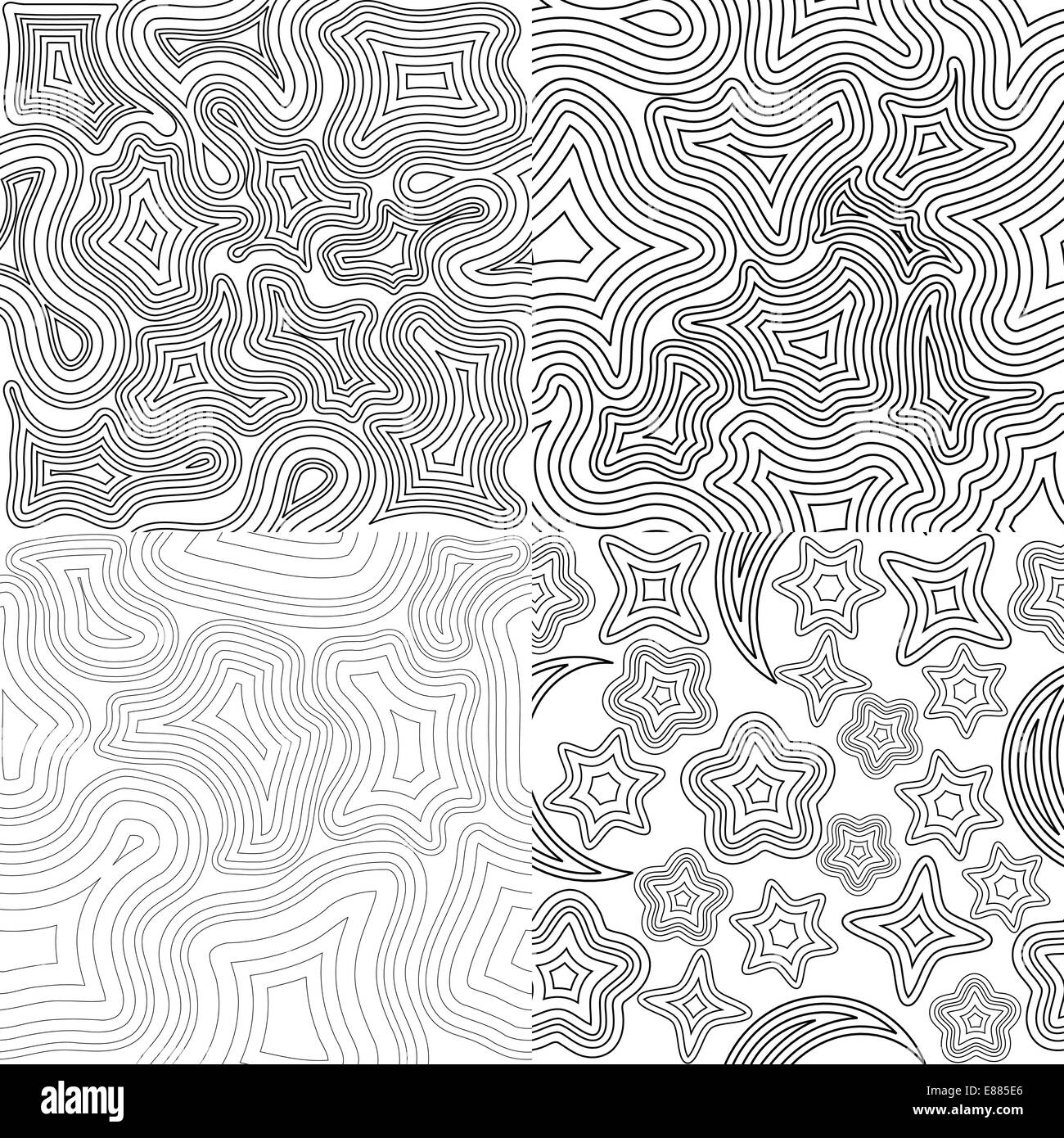 Set of seamless textures Stock Vector Image & Art - Alamy