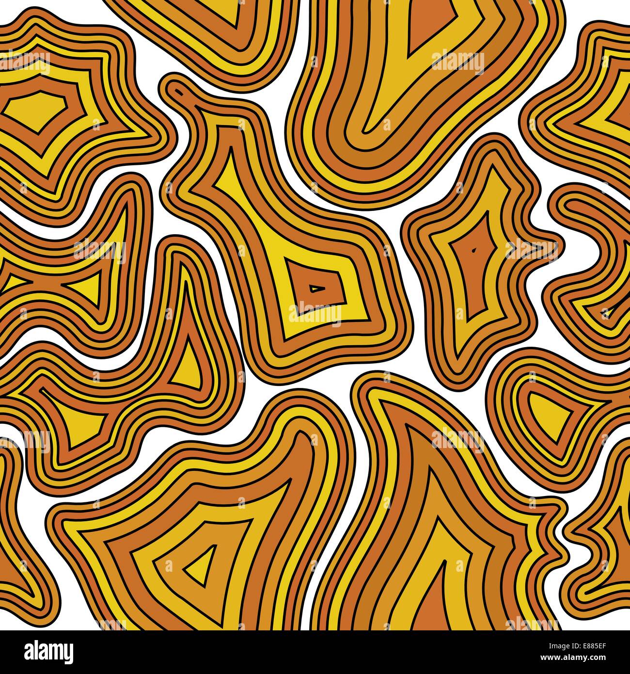 Seamless pattern with yellow elements Stock Vector Image & Art - Alamy