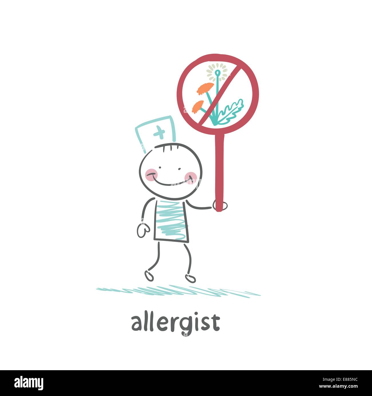 Arnica flower detail Stock Vector Images - Alamy