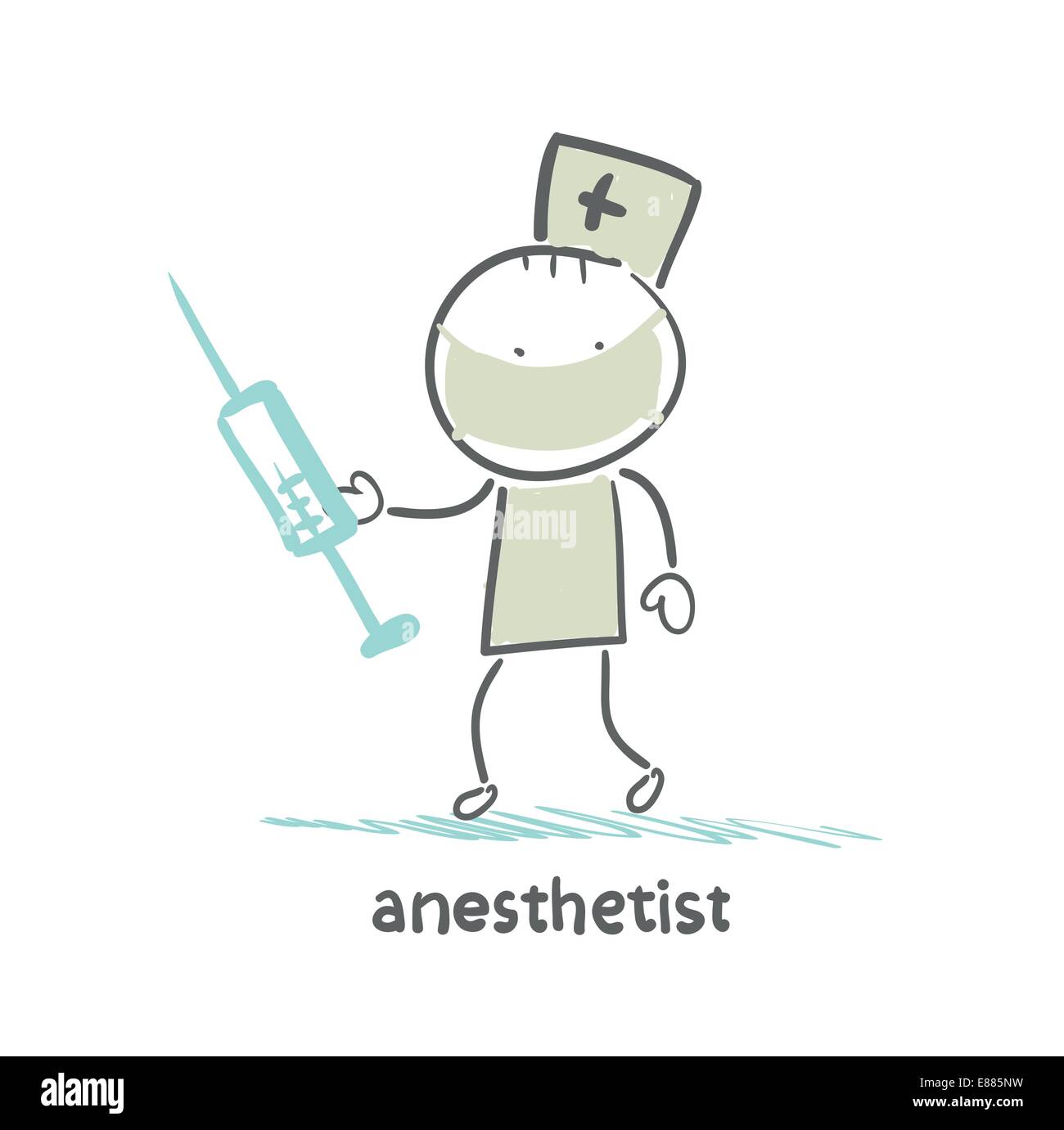 Anesthesiologist anesthetic nurse hi-res stock photography and images ...