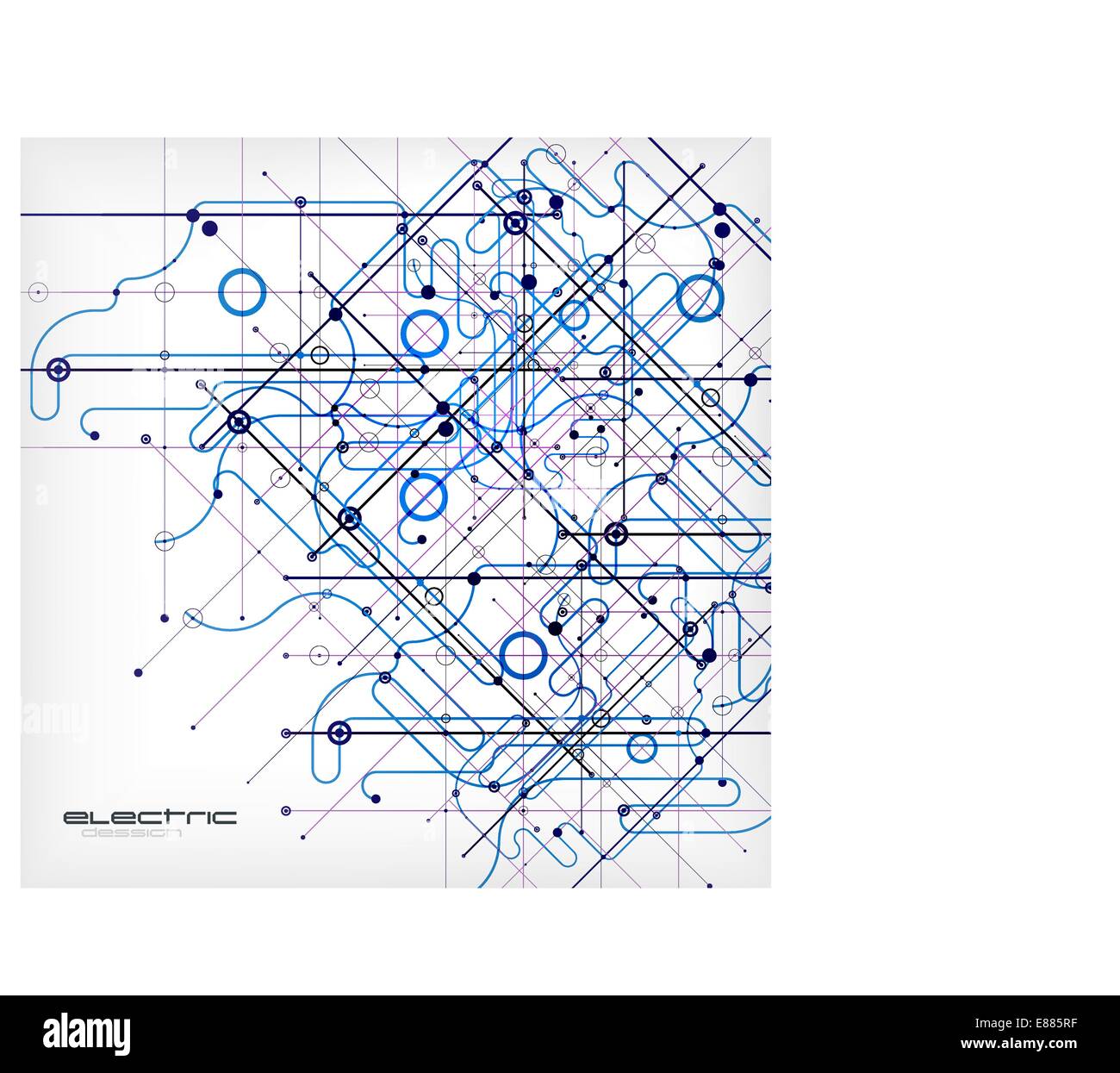 Circuit vector abstract background Stock Vector Image & Art - Alamy