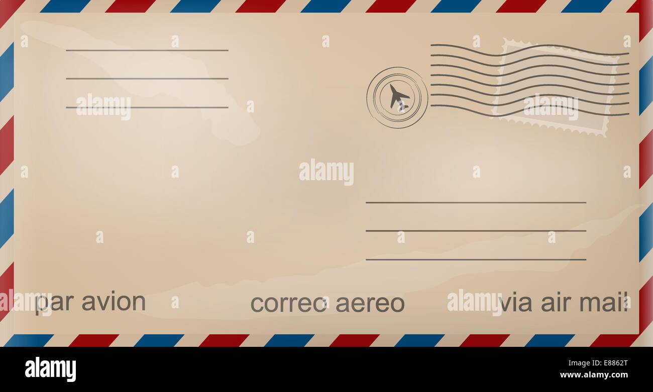Airmail Envelope Vector