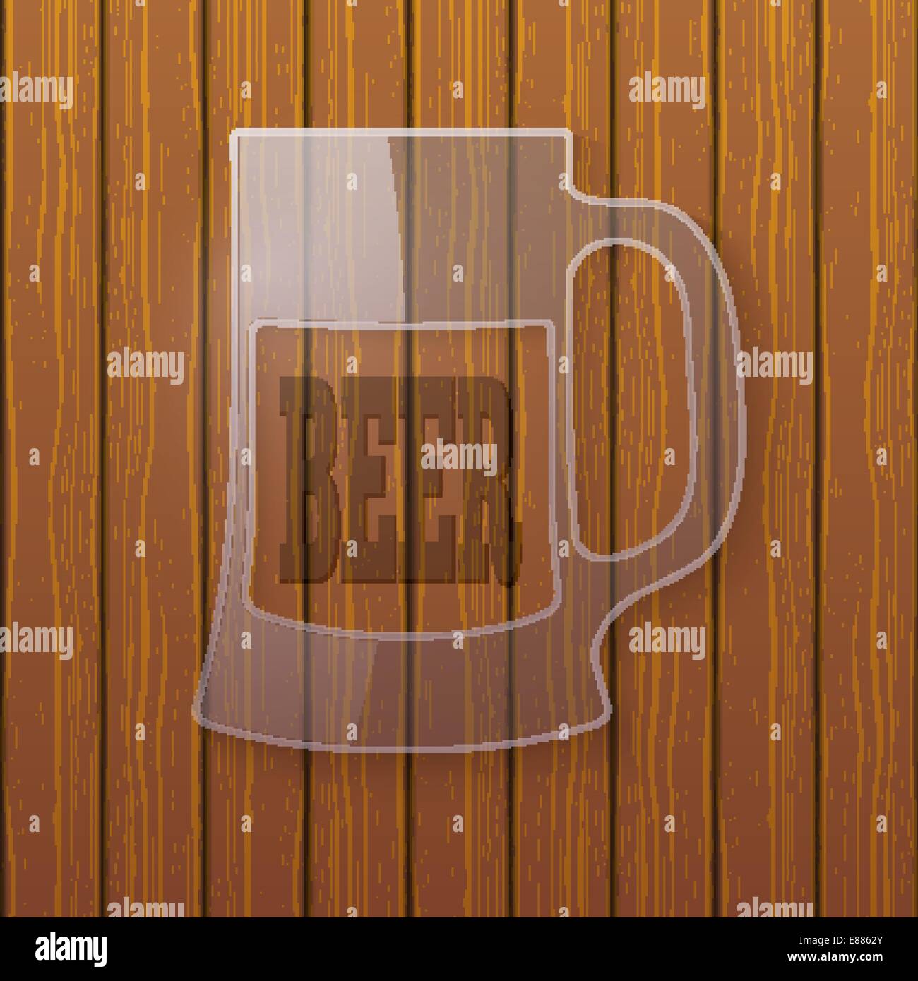 Wooden wall texture in Stock Vector Images - Alamy