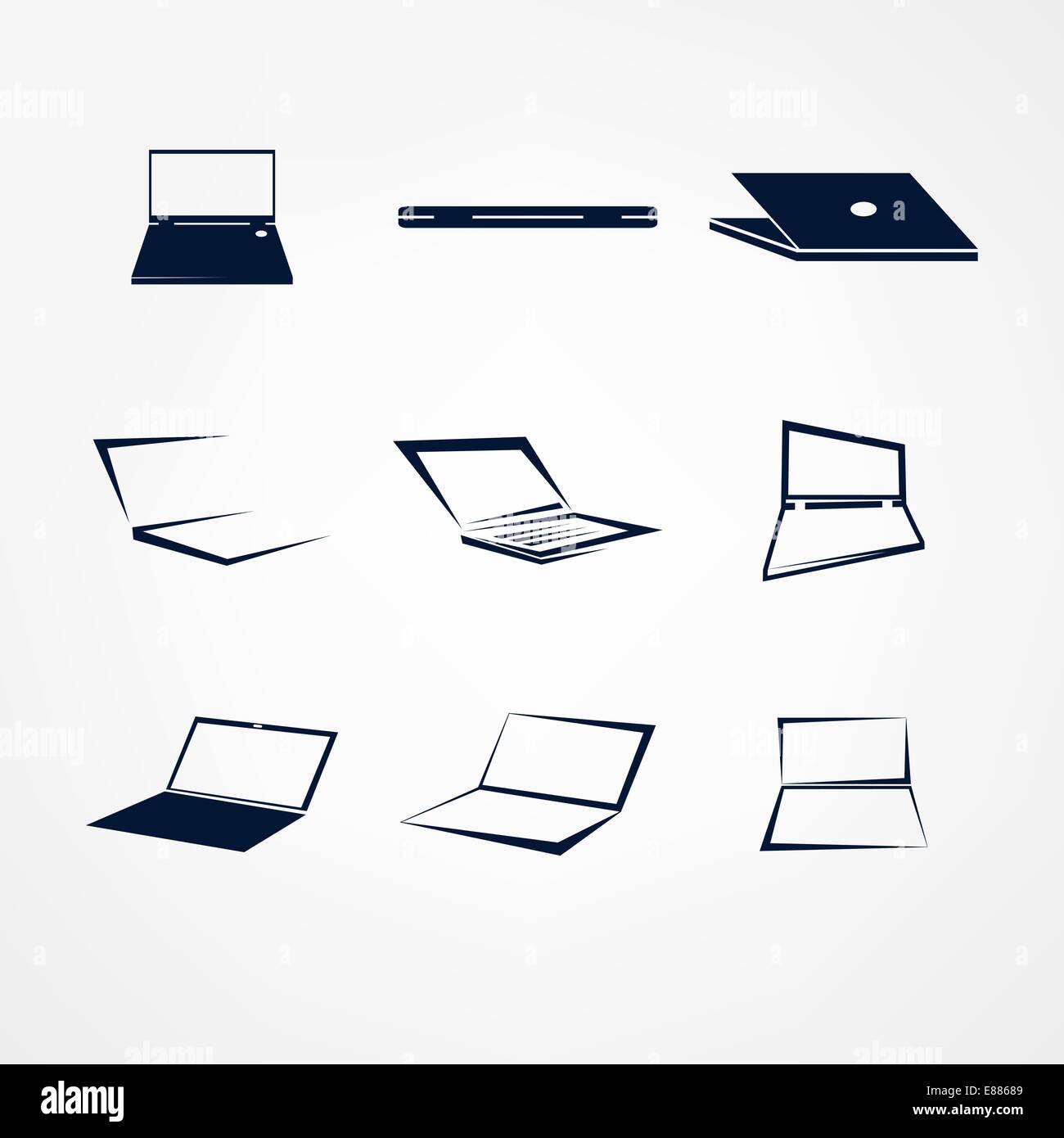 portable icon set Stock Vector Image & Art - Alamy