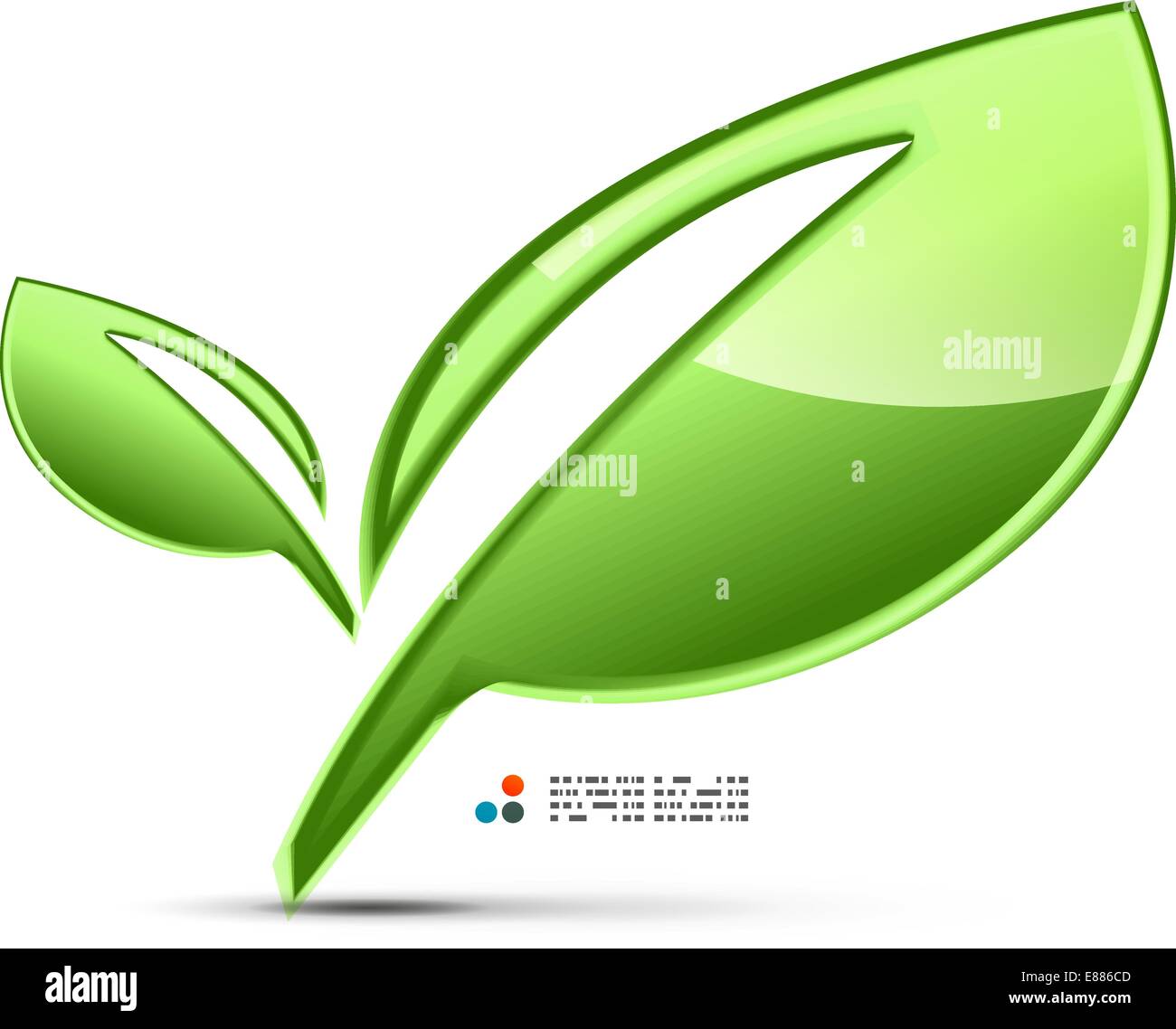 Background green leaves spa Stock Vector Images - Alamy