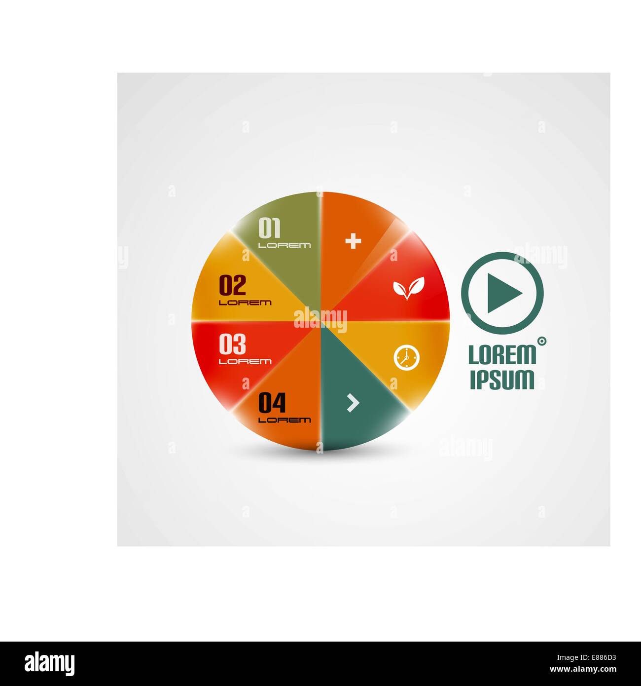 Circles presentation template Stock Vector Image & Art - Alamy